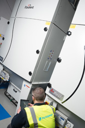 In-house LEV engineers carry out CoSHH compliant testing on Filtermist ...